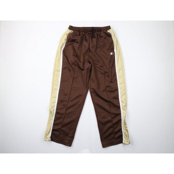 STARTER | Pants | Vintage Starter Mens Large Color Block Wide Leg Zip ...
